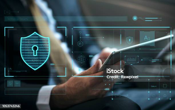 Verifikasi Perlindungan Perisai Sistem Keamanan Data Foto Stok Unduh