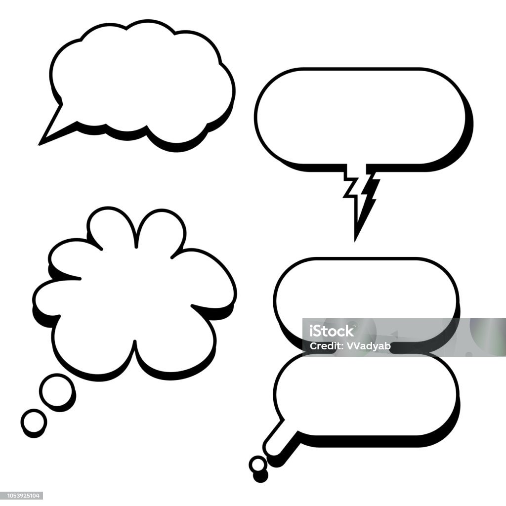 Kartun Gelembung Pidato Klasik Vektorgelembung Komik Dengan Dialog ... Kartun Gelembung Pidato Klasik Vektorgelembung Komik Dengan Dialog ...
