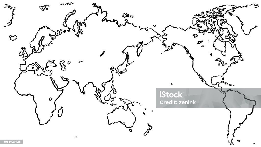 Vetores De Mapa Do Mundo E Mais Imagens De Mapa Múndi Mapa Múndi