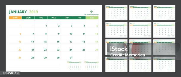 Perencana Kalender 2019 Diatur Untuk Ukuran Desain Template A5 Mulai ... Perencana Kalender 2019 Diatur Untuk Ukuran Desain Template A5 Mulai ...