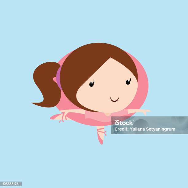 Gadis Kecil Yang Menggemaskan Dan Ceria Dengan Ekor Kuda Menari Balet ... Gadis Kecil Yang Menggemaskan Dan Ceria Dengan Ekor Kuda Menari Balet ...