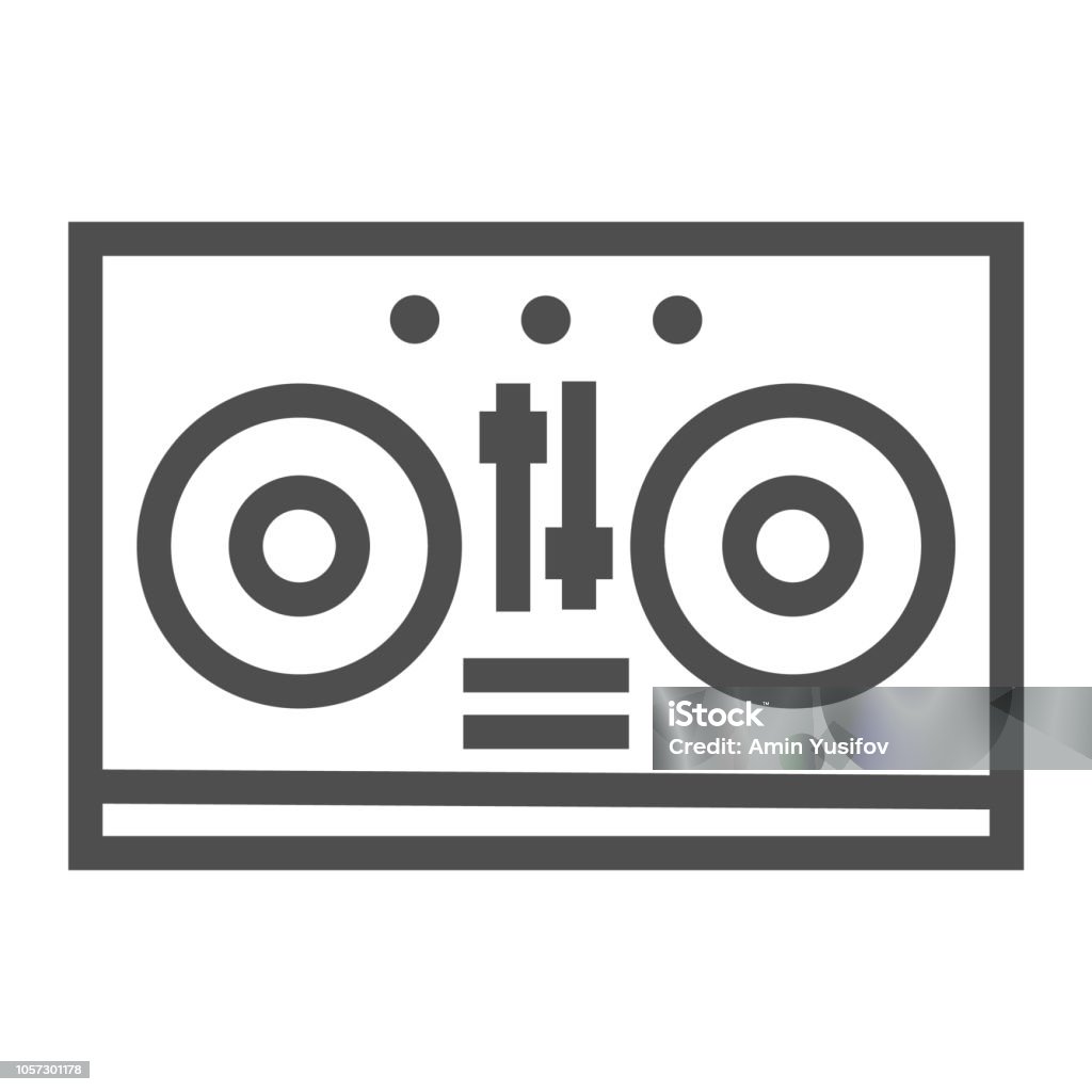 Ikona Linii Miksera Dj Muzyka I Dźwięk Znak Gramofonu Grafika Wektorowa ... Ikona Linii Miksera Dj Muzyka I Dźwięk Znak Gramofonu Grafika Wektorowa ...