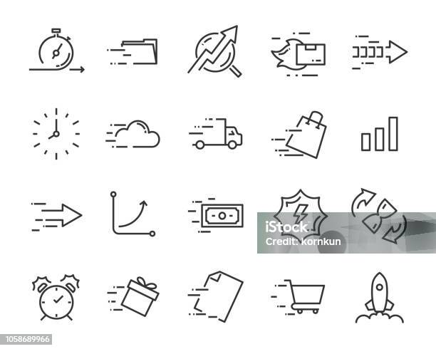 Vetores De Simples Conjunto De Ícones De Linha Do Vetor Conter Tal Icon