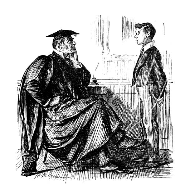 1 300 Teacher Caricature Drawing Stock Illustrations Royalty Free
