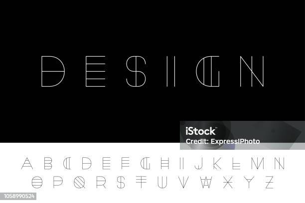 Creative Futuristic Font Modern English Alphabet Unusual Latin Letters ... Creative Futuristic Font Modern English Alphabet Unusual Latin Letters ...