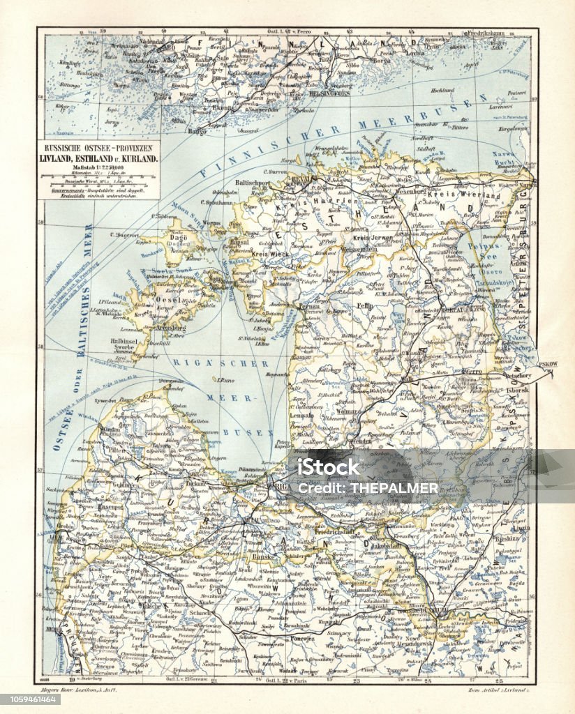 Baltic Russian Countries Map 1895 Stock Illustration - Download Image ... Baltic Russian Countries Map 1895 Stock Illustration - Download Image ...