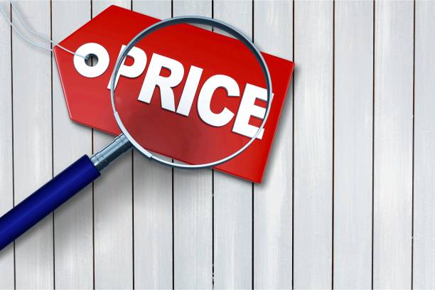 Free Stock Photo of Magnifying glass over price tag label - Price ...