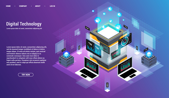 Analisis Dan Investasi Konsep Visualisasi Data Ilustrasi Vektor