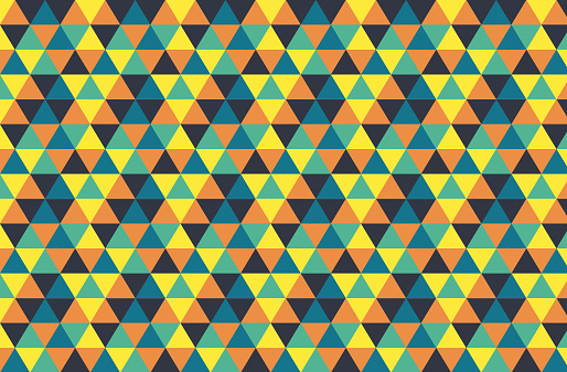 Geometric Abstract Triangle Pattern Background Stock Illustration