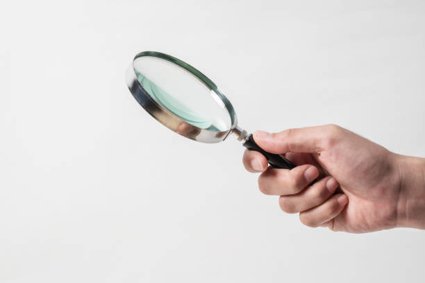 Free Stock Photo of Magnifying Glass Indicates Examination ...