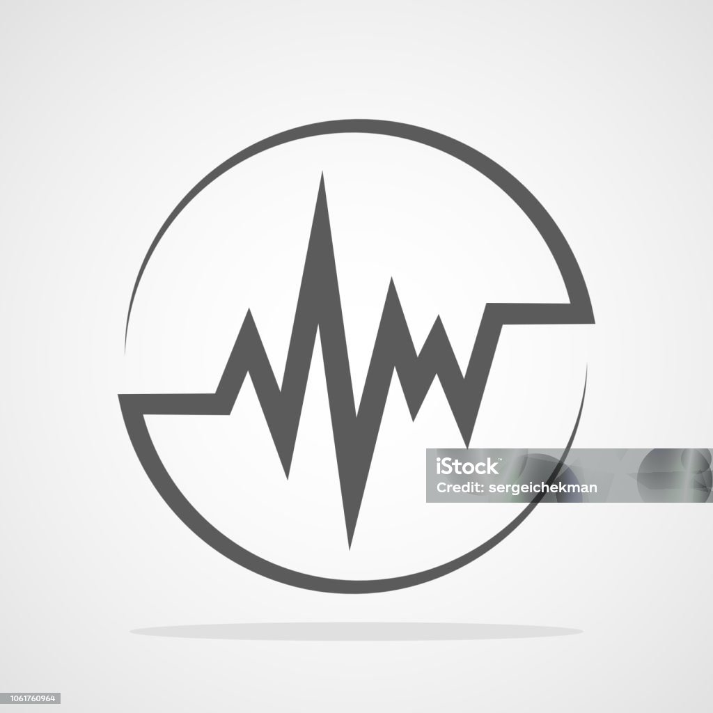 Herzschlagsymbol Im Kreis Vektorillustration Stock Vektor Art und mehr ... Herzschlagsymbol Im Kreis Vektorillustration Stock Vektor Art und mehr ...