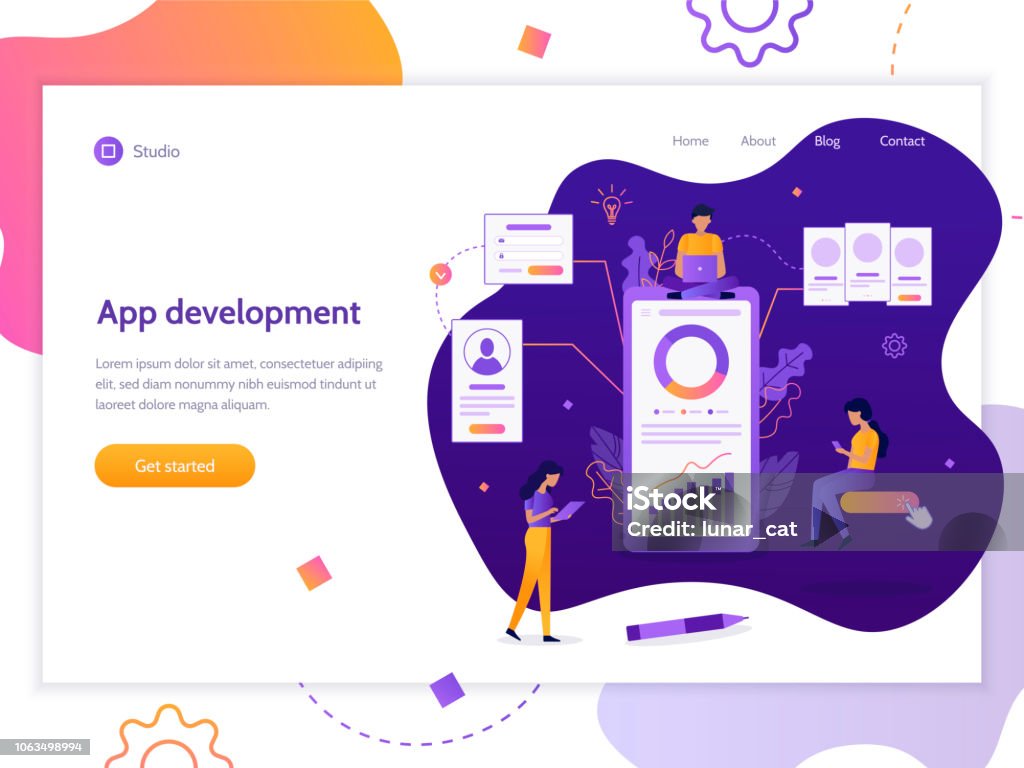 App Development Web Banner Stock Illustration - Download Image Now ... App Development Web Banner Stock Illustration - Download Image Now ...
