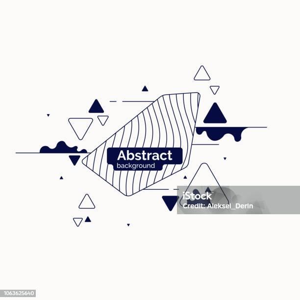 Latar Belakang Abstrak Dengan Gelombang Linear Dinamis Ilustrasi Vektor