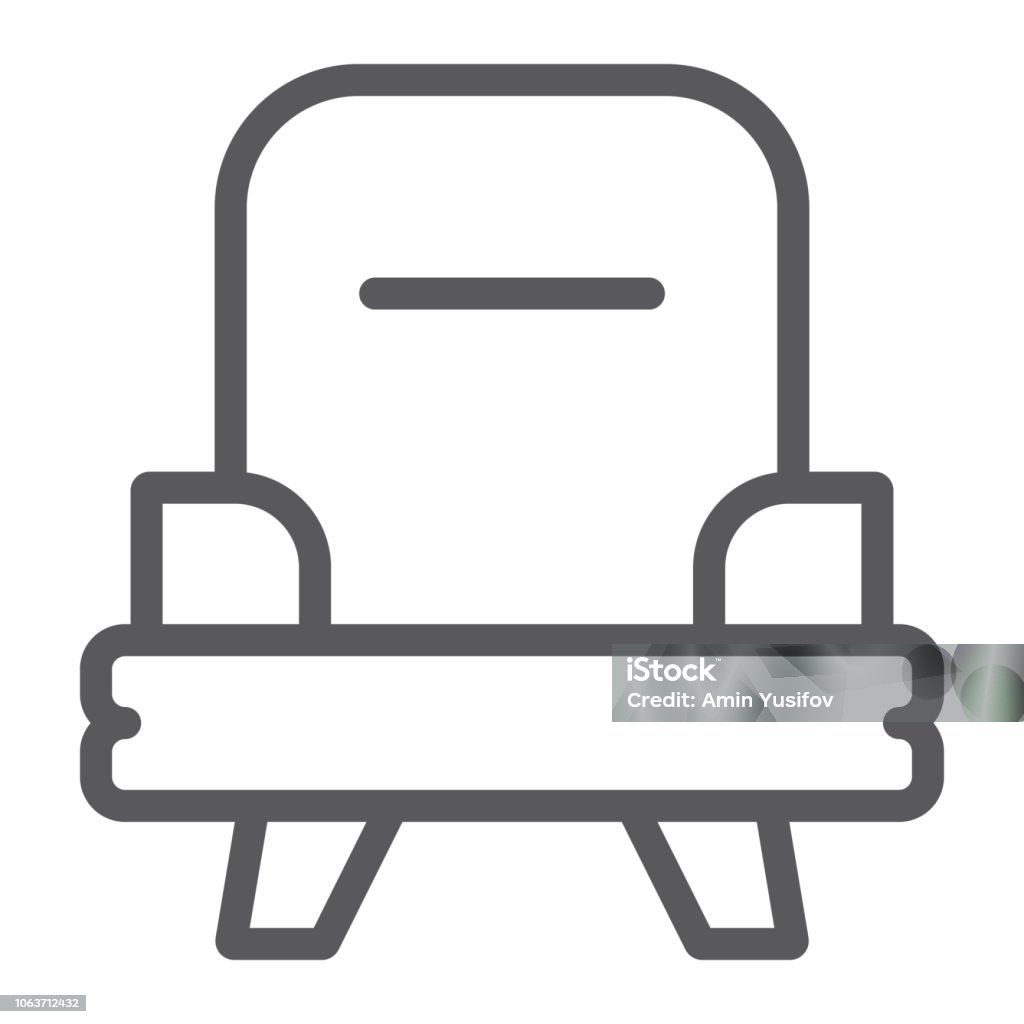 Ikona Linii Fotela Meble I Dom Znak Krzesła Grafika Wektorowa Wzór ... Ikona Linii Fotela Meble I Dom Znak Krzesła Grafika Wektorowa Wzór ...