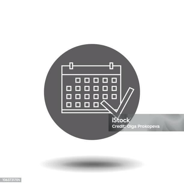 Calendar Linear Icon Schedule Thin Line Illustration Daily Organizer ... Calendar Linear Icon Schedule Thin Line Illustration Daily Organizer ...
