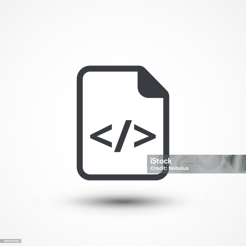 Html Script Icon Stock Illustration Download Image Now Coding