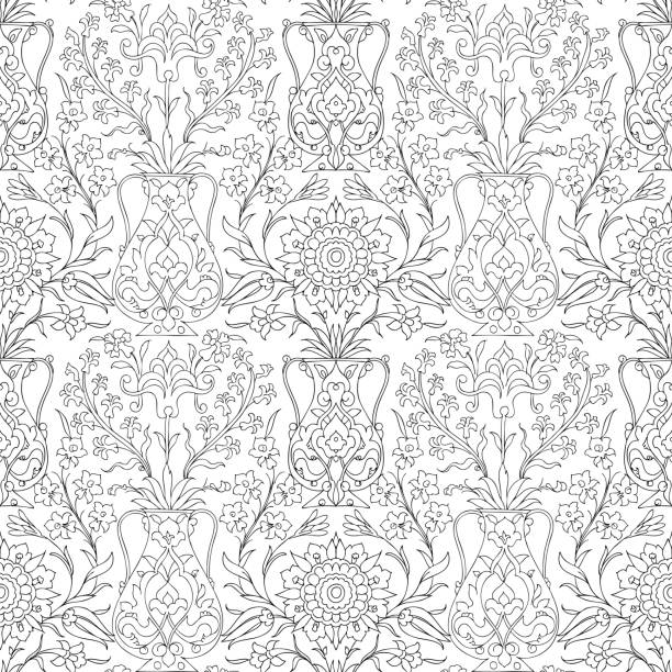 Damask Rose Coloring Pages