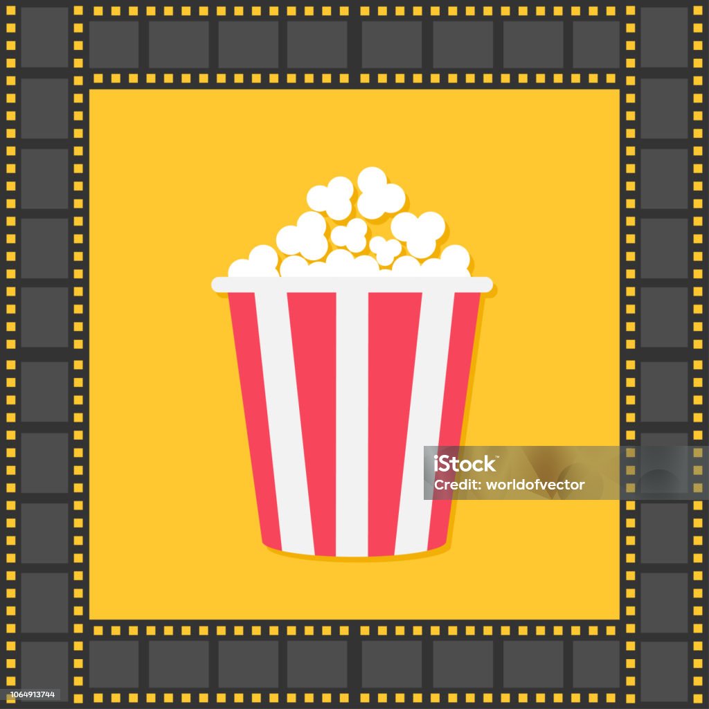 Popcorn Kotak Kuning Merah Film Strip Bingkai Persegi Ikon Malam Film ... Popcorn Kotak Kuning Merah Film Strip Bingkai Persegi Ikon Malam Film ...