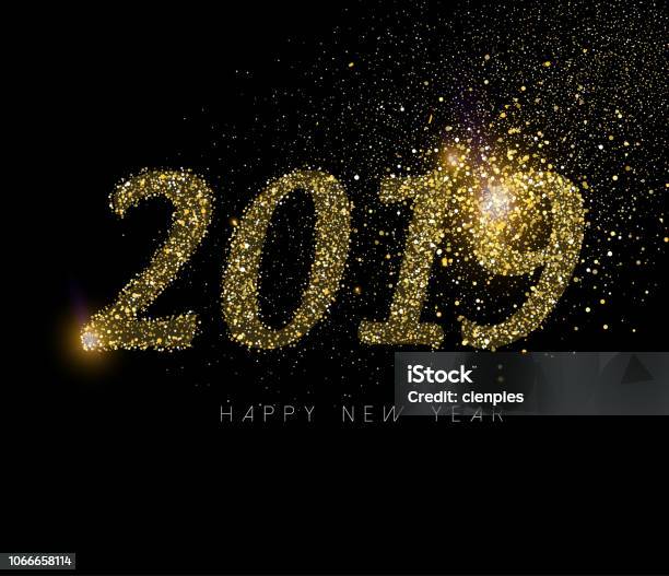 Heureuse Nouvelle Année 2019 Or Scintillant De Poussière Vacances Carte ... Heureuse Nouvelle Année 2019 Or Scintillant De Poussière Vacances Carte ...