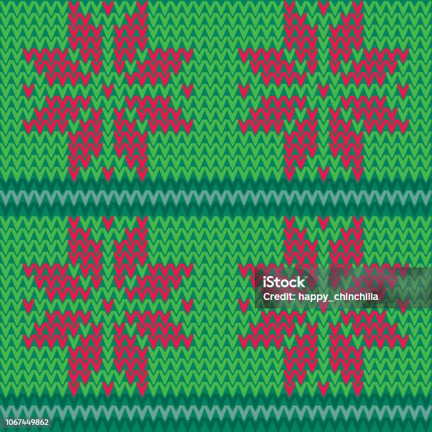 Vector Red And Green Faire Isle Seamless Pattern Background Stock ... Vector Red And Green Faire Isle Seamless Pattern Background Stock ...