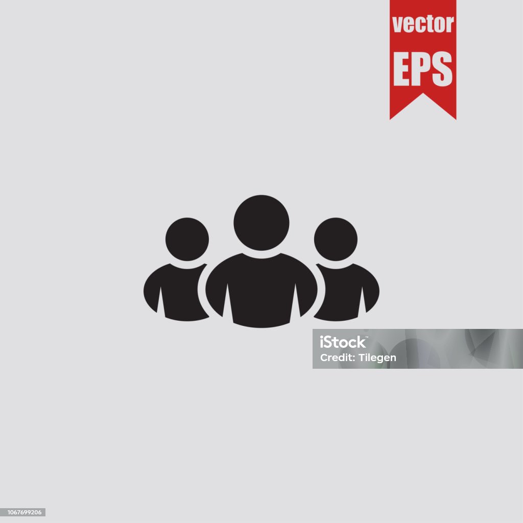 Vetores De Um Grupo De Ícone De Pessoas Ilustração Em Vetor E Mais