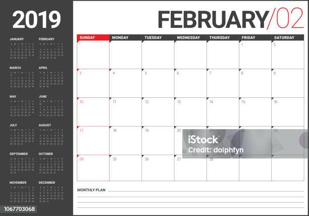 Ilustrasi Vektor Kalender Meja Februari 2019 Ilustrasi Stok - Unduh ... Ilustrasi Vektor Kalender Meja Februari 2019 Ilustrasi Stok - Unduh ...