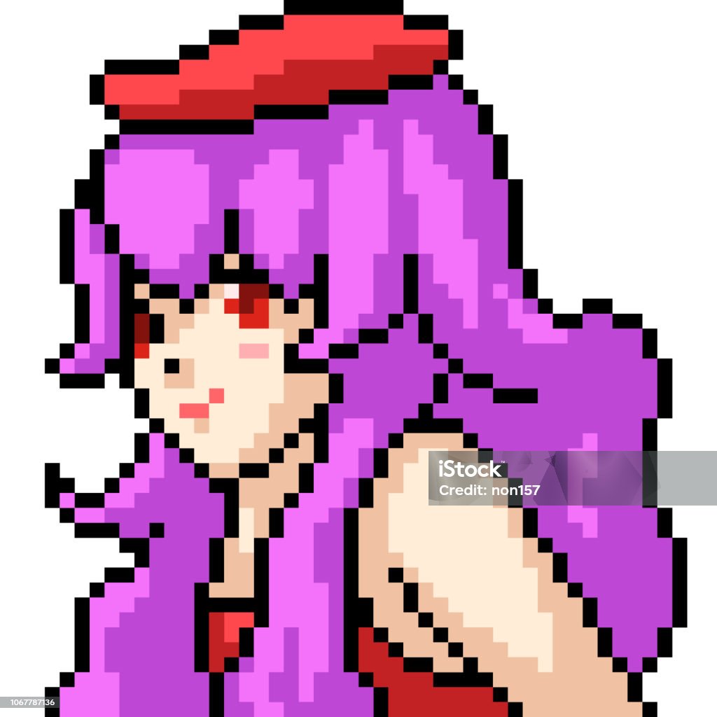 Vector Pixel Art Isolated Cartoon Stock Illustration Download Image