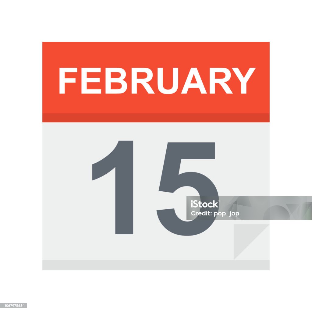 February 15 Calendar Icon Stock Illustration - Download Image Now ... February 15 Calendar Icon Stock Illustration - Download Image Now ...