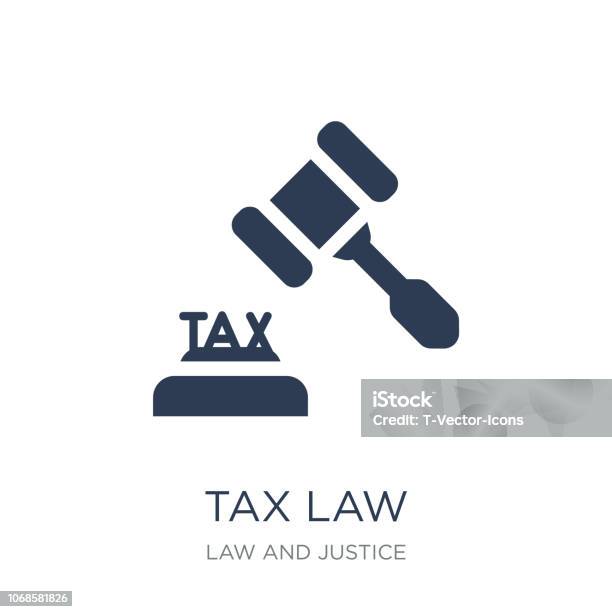Tax Law Icon Trendy Flat Vector Tax Law Icon On White Background From ... Tax Law Icon Trendy Flat Vector Tax Law Icon On White Background From ...
