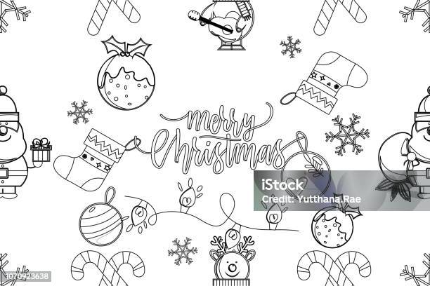 Ilustración De De Patrones Sin Fisuras Para El Nuevo Año Ilustración De