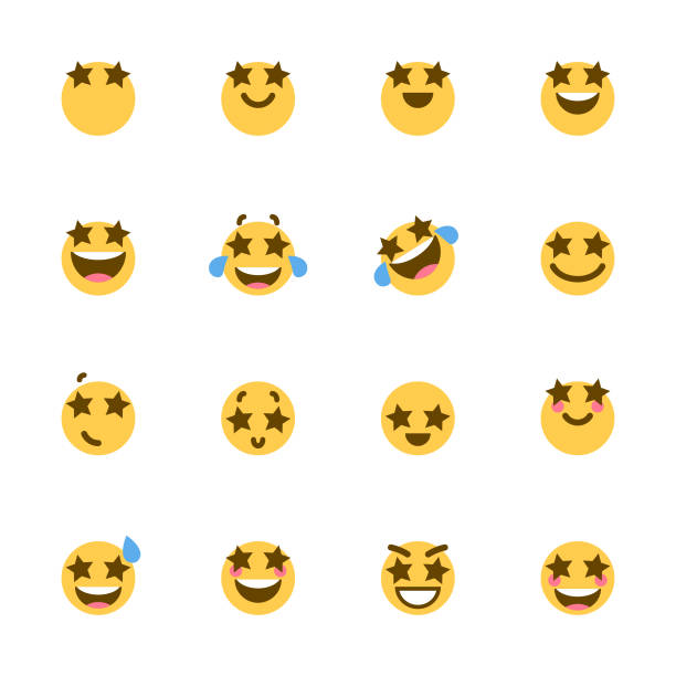 580 Starstruck Emoji Stock Illustrations Royalty Free Vector Graphics