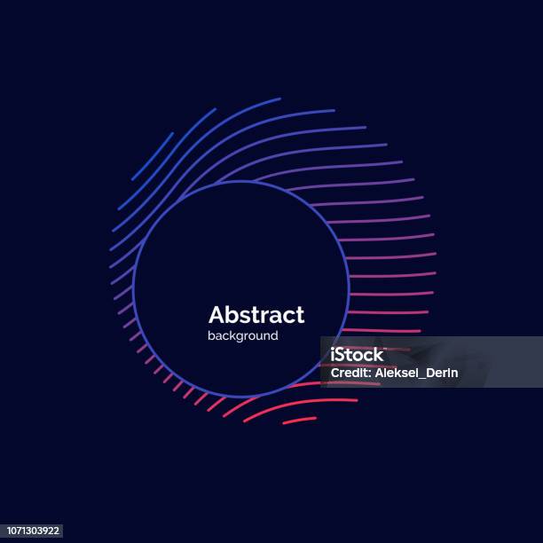 Latar Belakang Abstrak Vektor Dengan Gelombang Dinamis Ilustrasi Untuk