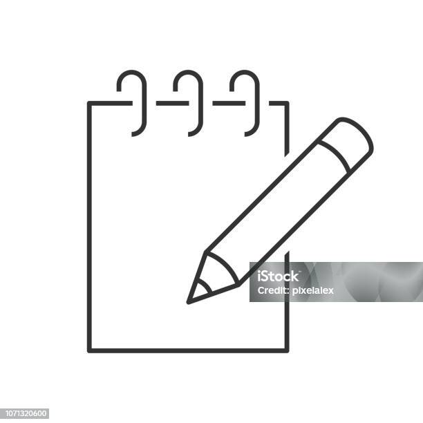 Buku Catatan Dengan Ikon Pensil Ilustrasi Stok - Unduh Gambar Sekarang ... Buku Catatan Dengan Ikon Pensil Ilustrasi Stok - Unduh Gambar Sekarang ...