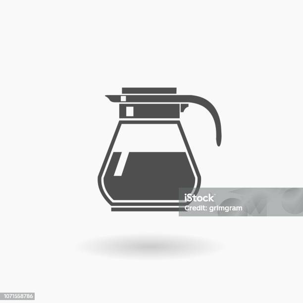 Frischen Kaffee Topf Icon Illustration Silhouette Stock Vektor Art und ... Frischen Kaffee Topf Icon Illustration Silhouette Stock Vektor Art und ...