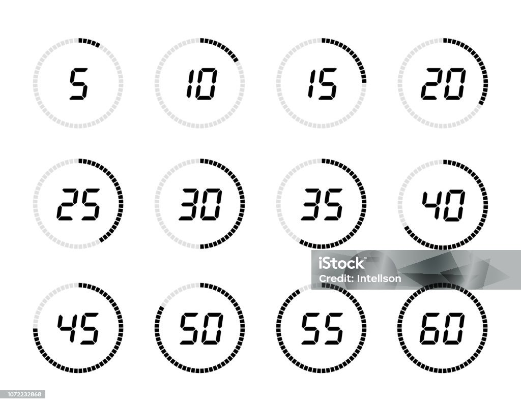 Countdownzähler Zeitschaltuhr Digitaltimer Stoppuhr Vektor Icon Uhr Und ... Countdownzähler Zeitschaltuhr Digitaltimer Stoppuhr Vektor Icon Uhr Und ...