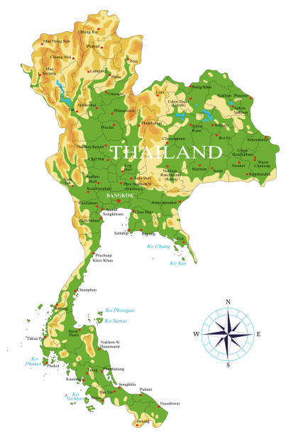 20+ Thailand Physical Map Stock Photos, Pictures & Royalty-Free Images ... 20+ Thailand Physical Map Stock Photos, Pictures & Royalty-Free Images ...