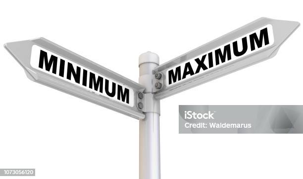 Maximum And Minimum Way Mark Stock Photo - Download Image Now - Full ... Maximum And Minimum Way Mark Stock Photo - Download Image Now - Full ...