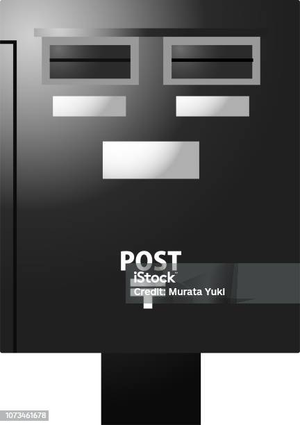 白黒の実世界の郵便ポスト イラストレーションのベクターアート素材や画像を多数ご用意 イラストレーション ドアポスト ビジネス