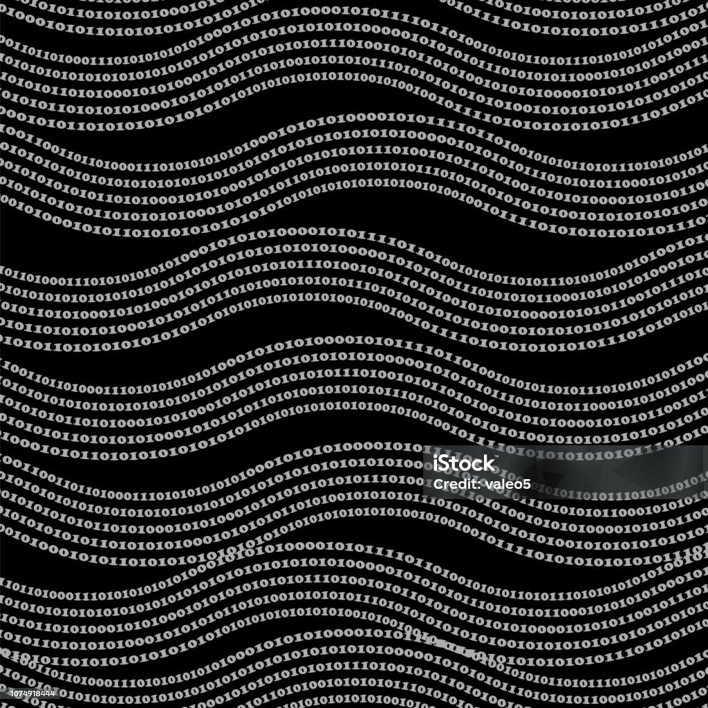 Binary Code Background Numbers Concept Algorithm Data Code Decryption And Encoding Stock