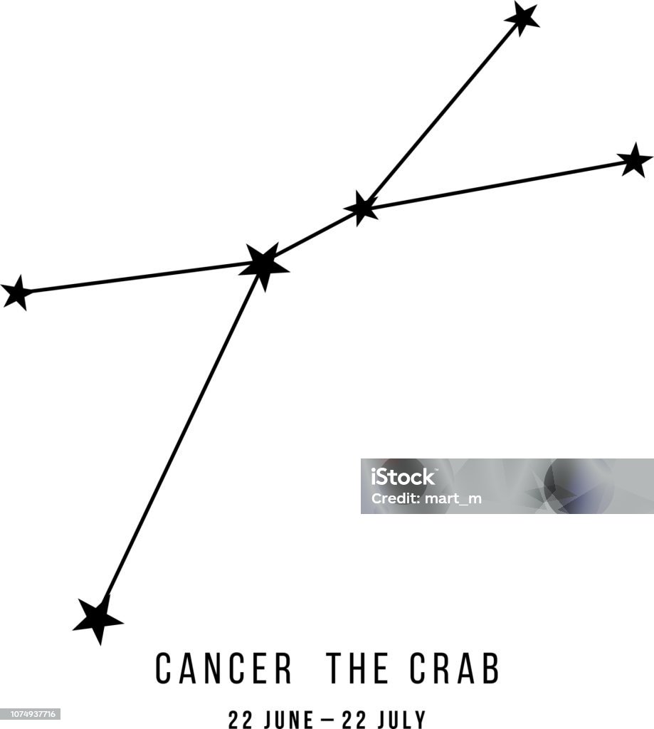 Zodiac Constellation Cancer Stock Illustration Download Image Now