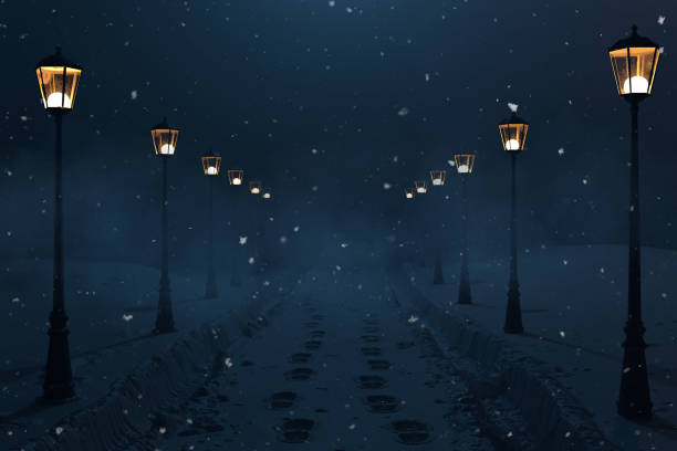 Light snow on the street | Free Stock Image - Barnimages