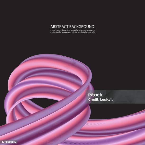 Vector Abstract Colorful Wave Background Color Wave Black Background