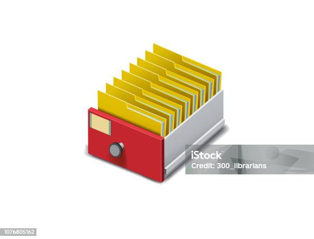 Laci Dengan Folder Untuk File Ilustrasi Stok Unduh Gambar Sekarang