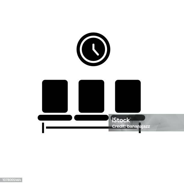 Icône De Chambre Noire En Attente Vecteur Signe Sur Fond Isolé Symbole