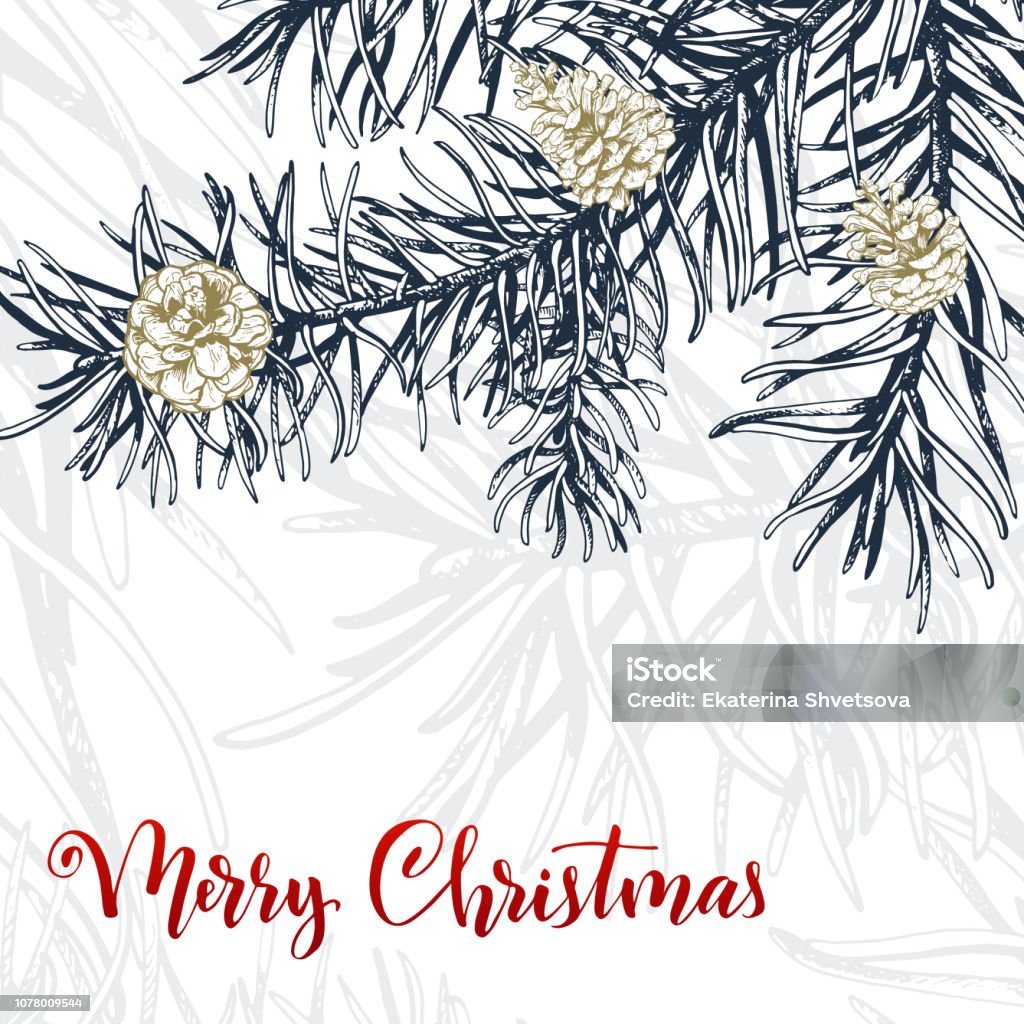 Ilustrasi Gambar Sketsa Natal Ilustrasi Stok Unduh Gambar Sekarang