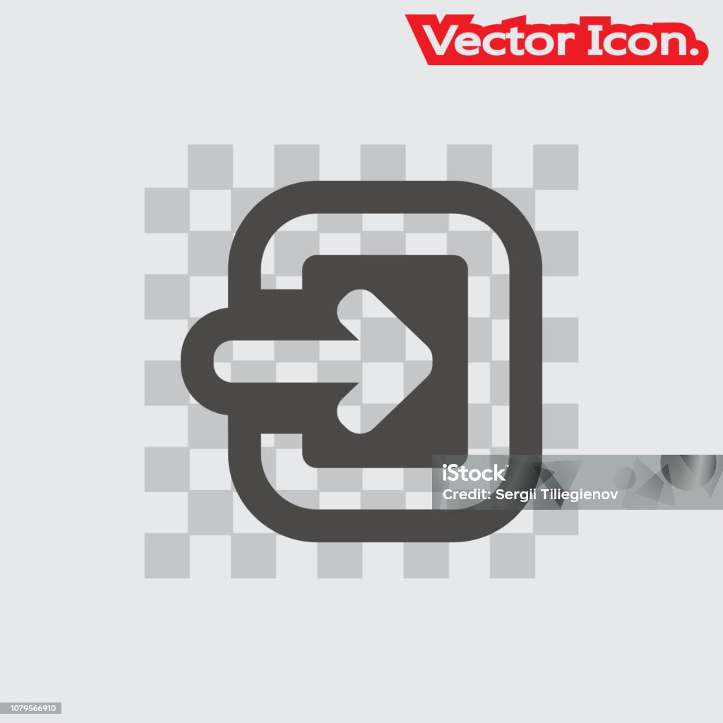 Licône De Connexion Isolé Signe Symbole Et Plat Style Pour App Web Et