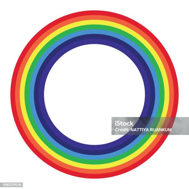 Abstrait Arcenciel Dessin Animé Sur Fond Illustration Vectorielle