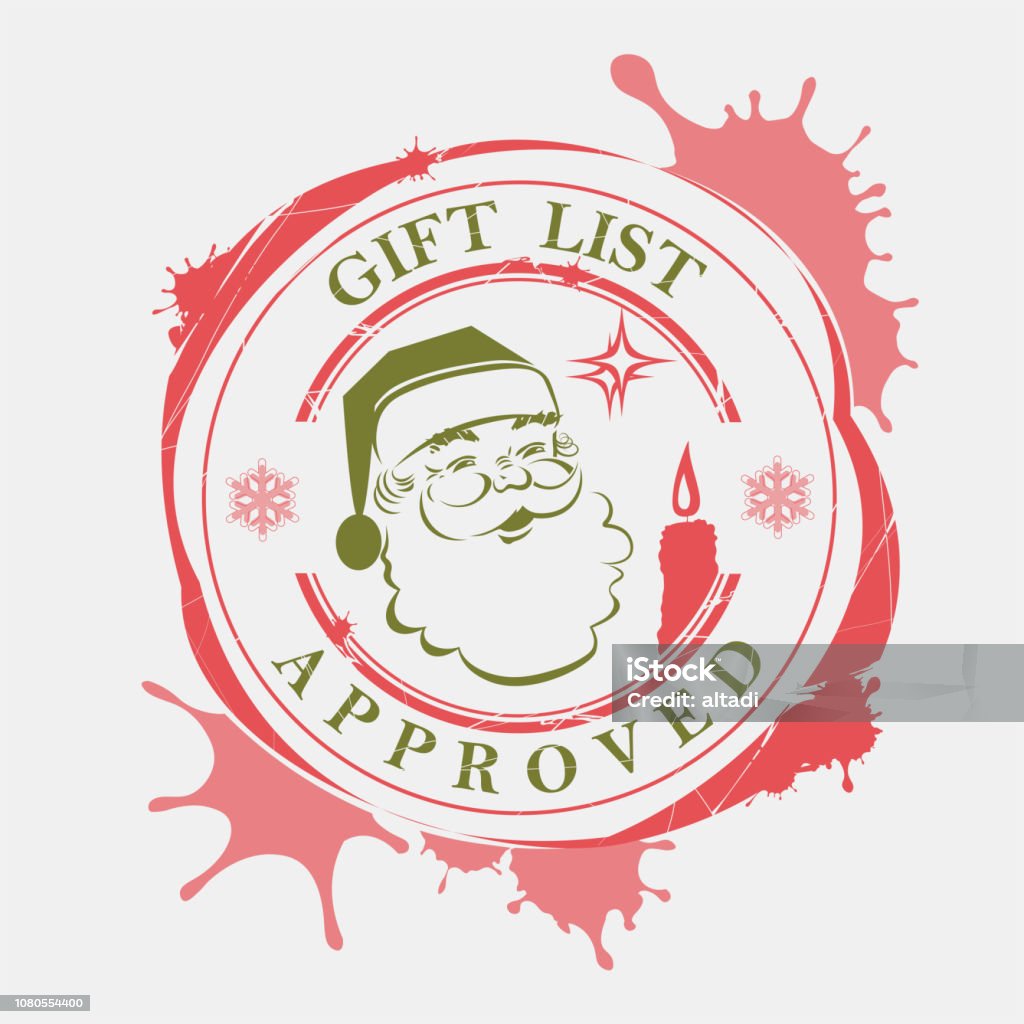 Stempel Natal Dengan Wajah Santa Claus Merah Dan Hijau Dengan Blot ... Stempel Natal Dengan Wajah Santa Claus Merah Dan Hijau Dengan Blot ...