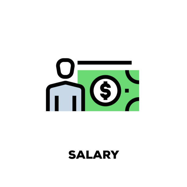 Person Holding Paycheck Illustrations Royalty Free Vector Graphics