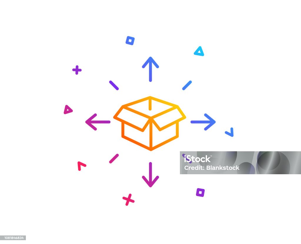 Symbol Paket Lieferung Linie Logistikzeichen Vektor Stock Vektor Art ... Symbol Paket Lieferung Linie Logistikzeichen Vektor Stock Vektor Art ...